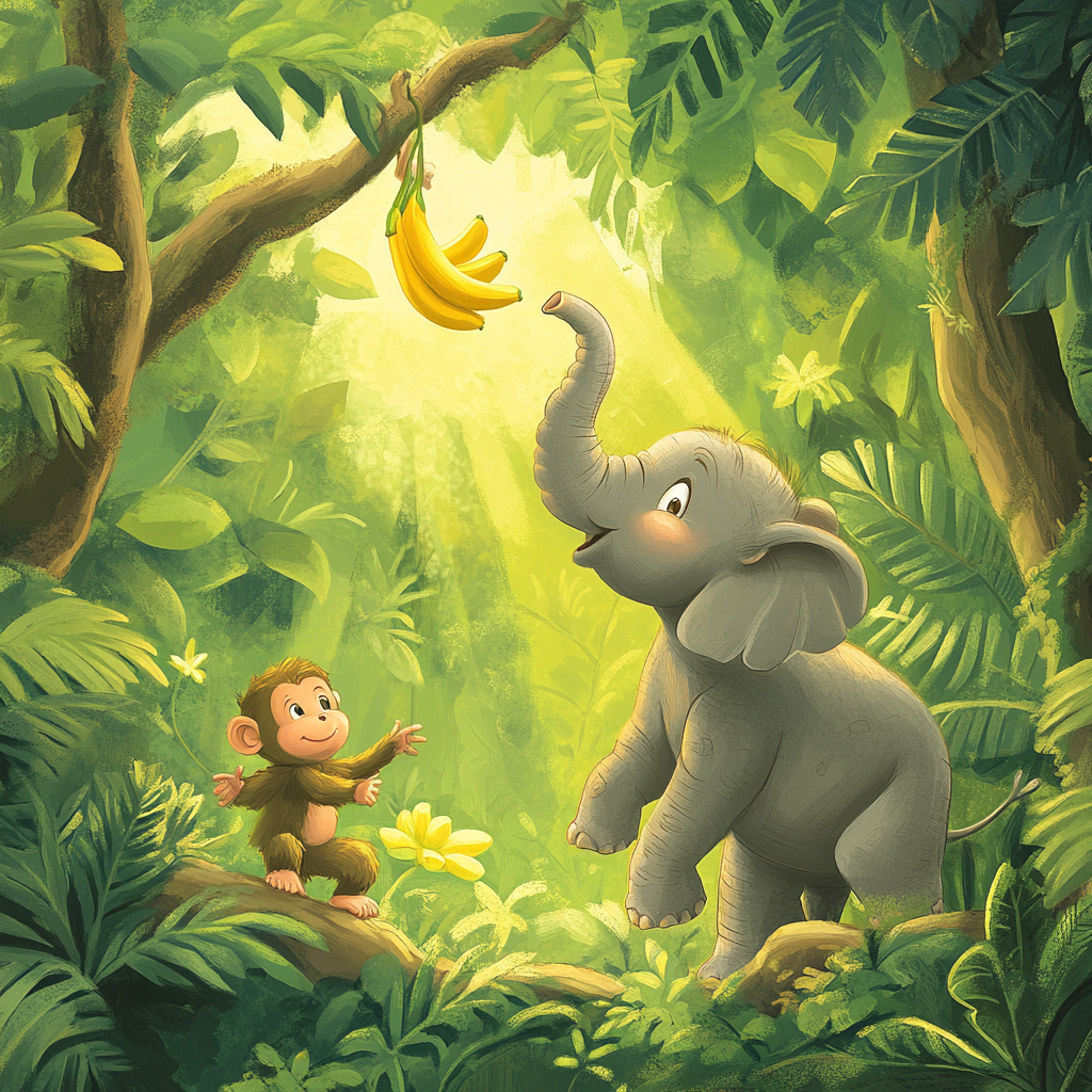 Meet Ellie the Kind Elephant - A Story of Friendship and Helping Others